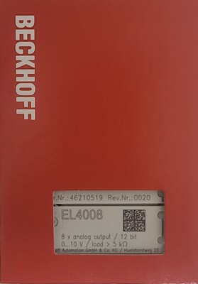 倍福模块，EL4001，EL4002，EL4004，EL40