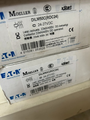 伊顿穆勒直流接触器 DILM50C  DC24V  全新正品