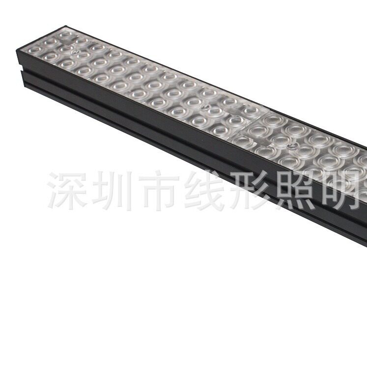 超市超低温线性射灯免桥架拼接长条线条灯替代传统轨道射灯平板灯