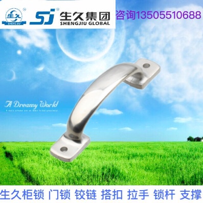 生久柜锁不锈钢拉手LS519 工具箱把手可转动拉手 活动拉手门扣手