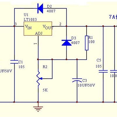 LT1083cp大功率线性可调稳压直流电源板 2.5-12-24-30V pcb套件