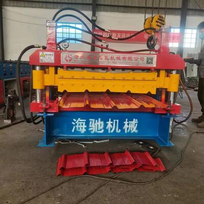 840900双层彩钢压瓦机设备海驰机械冷弯成型设备诚信按时发货