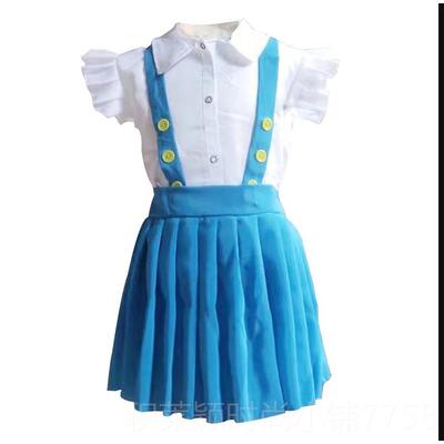 正品六让巾我们荡起双桨舞蹈演出服小荷一风采唱红领合服男女童表