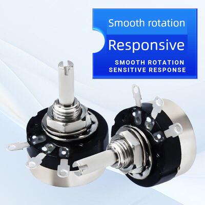 单圆碳膜电位器Rv16Yn15S B102 202 502 103 104 504可调2K5K10K