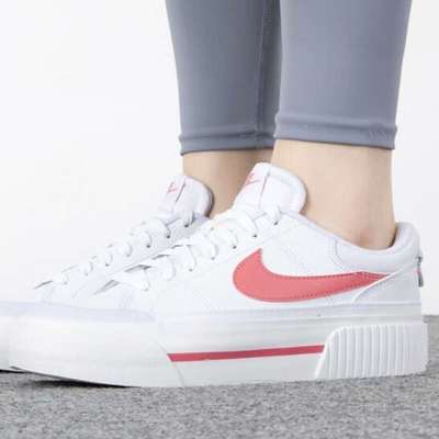 低帮小白鞋耐克轻便系带