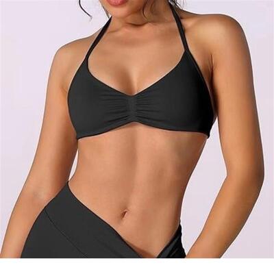 DLOGO With Logo Impact Strappy Bra Top Women High Support Im