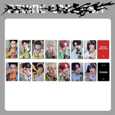 符嗯专辑DESIRE UNLEASH周边Ktown4u LD R2特典卡 OUTSIDE打歌卡
