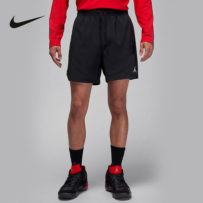 Jordan耐克男速干梭织短裤秋新款运动裤透气网眼五分裤FN5843-010