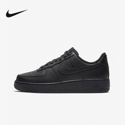 Nike耐克女鞋黑色空军一号运动鞋 AIR FORCE 1 AF1板鞋DD8959-