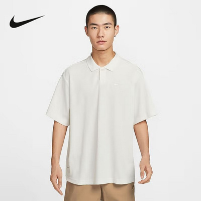 Nike耐克男子夏季新款休闲宽松透气刺绣翻领运动POLO衫IH8665-030