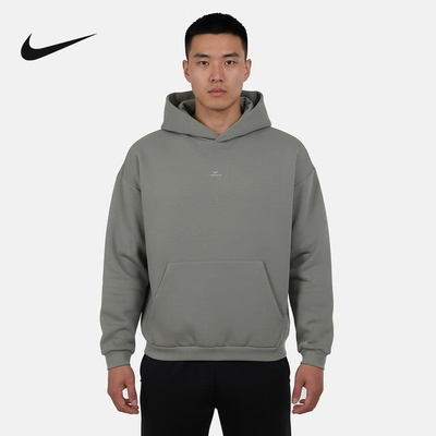 Nike耐克男子加绒卫衣篮球运动冬季保暖连帽宽松套头衫IM5919-059