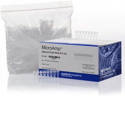 Thermo  ABI 4316567 0.2ml荧光定量PCR八排管  125条/盒