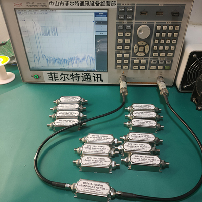 带通滤波器SMA公母头BPF118-136MHz航空频段频率可定制阻抗50欧姆