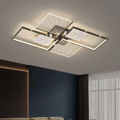 0PPLE芯现代简约客厅灯吸顶灯北欧全屋套餐客厅灯房间卧室灯轻奢