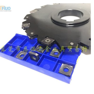 台湾铣刀盘45度平面铣k刀盘445-3 4 5外径80 100 125刀片SEEN1203