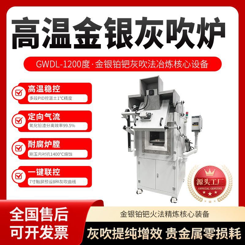 火试金法专用灰吹炉金属冶炼铅箔包裹样品熔炼设备源头厂家现货