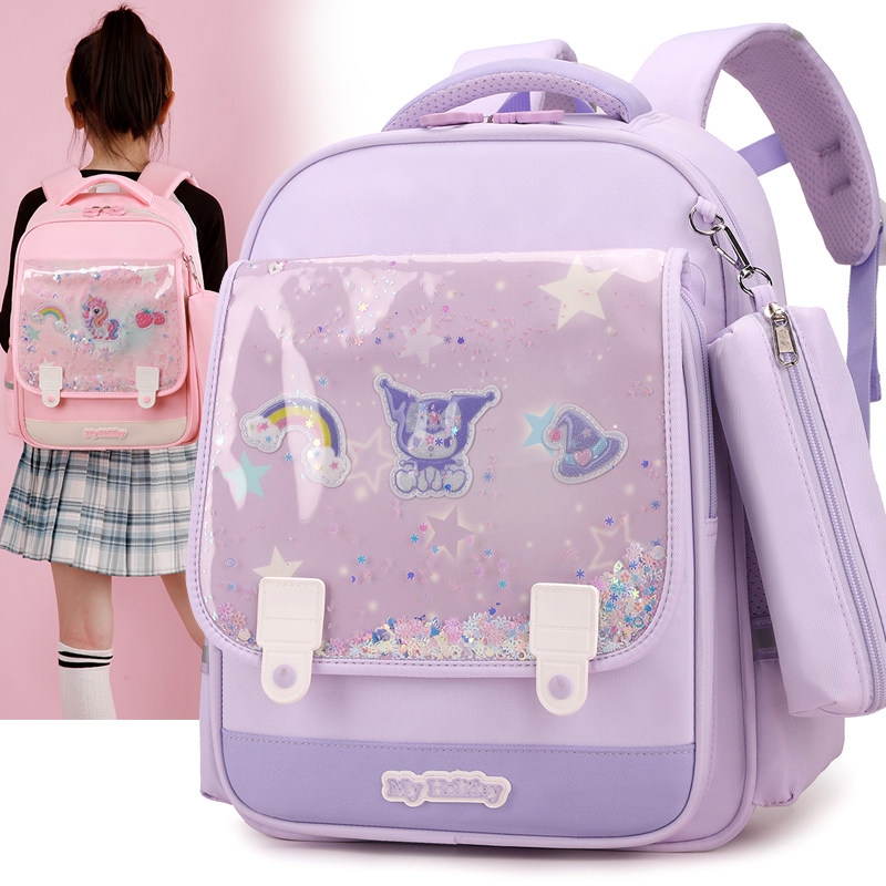 儿童书包女童小学生女生一年级二三到六大容量女孩库洛米2025新款