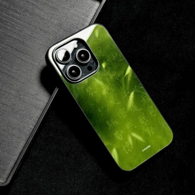 「清心竹影」壳语堂新中式国风适用于苹果iphone17Promax套iPhone16Pro钢化玻璃手机壳15pro防滑14pro全包13
