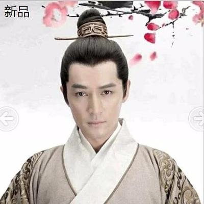 快速发货影视古装古风男假发头套小生戏曲白子画大U侠影楼拍摄演