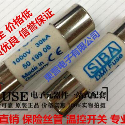 SIBA 10*38 1000V FF10A陶瓷保险丝 熔断器 仪器仪表专用保险丝管