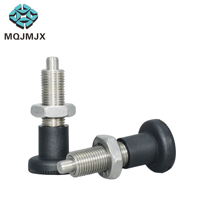 。GN613不锈钢旋钮柱塞分度销复位型止动销弹簧定位销分割柱T613F