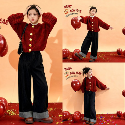 nextMa女童加绒毛衣2026