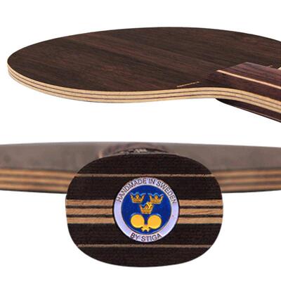 高档[乒乓球网]Stiga乌木5木7 Spca板i纯木乒乓球拍底正乌品