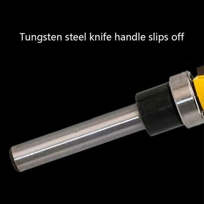 4 Pcs/set Grooving Flush Trim Router Bit 1N/4 Shank Top Bear