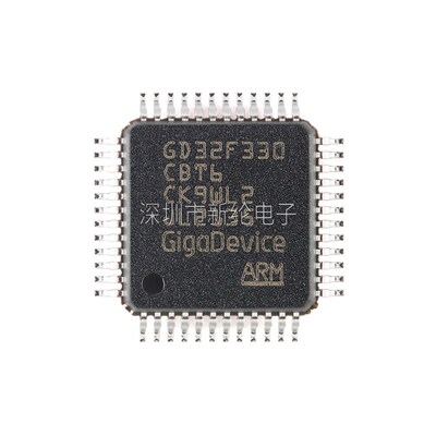 原装 GD32F330CBT6 LQFP-48 ARM Cortex-M4 32位微控制器-MCU芯片