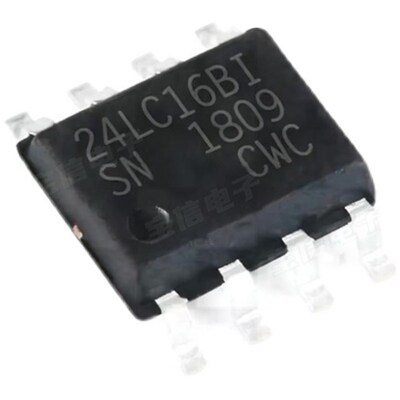 24LC16 24LC16BI 24LC16BT-I/SN 24LC16B-I/SN SOP8贴片 原装进口