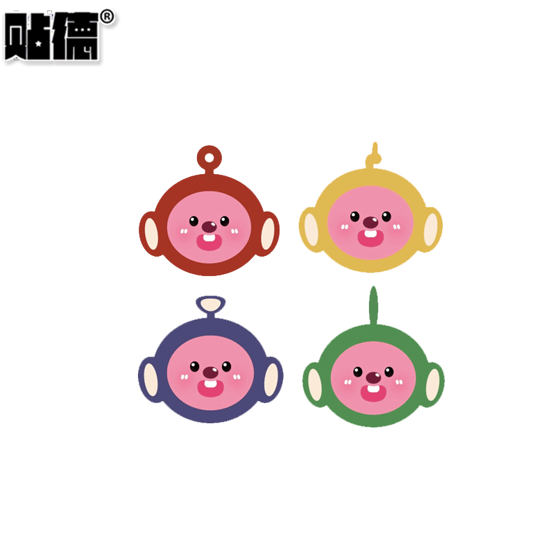 天线宝宝联名loppy露比车贴