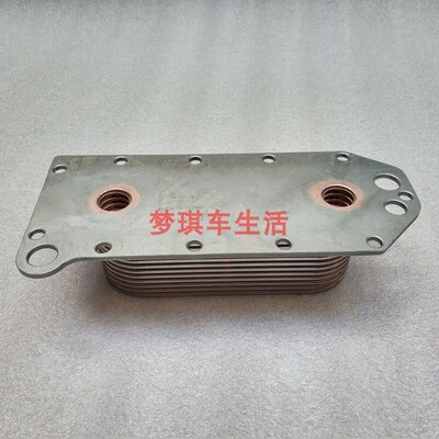 适用于 于怪手康明斯引擎p配件6D114机油散热器冷却器3974815EA