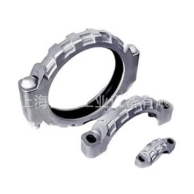 101.6mm沟槽式卡箍接头 102mm不锈钢沟槽卡箍 316不锈钢卡箍