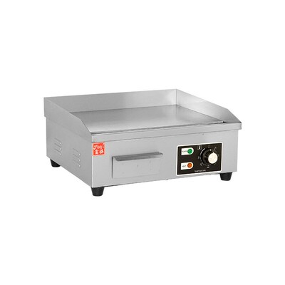 商用手抓饼机器电扒炉 铁板鱿鱼煎炒粉炒饭台式电热平扒炉