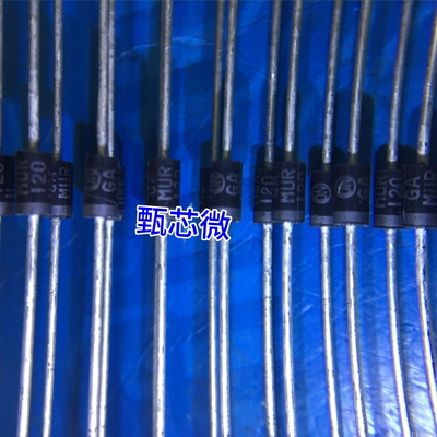 (1件=10pcs) MUR120 MUR120RLG 封装DO-41 1A 200V快恢复二极管
