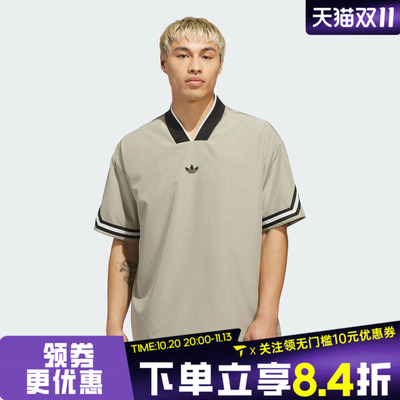 adidas阿迪达斯三叶草男子SHOOTING TOP运动休闲短袖T恤KA9350