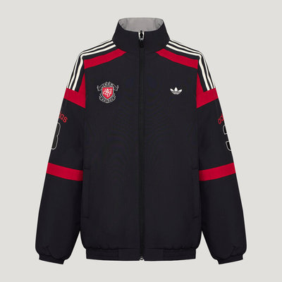 adidas阿迪达斯三叶草儿童JK RVSB PAD J运动休闲棉服外套LD8351