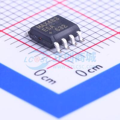 RS-485/RS-422芯片 MAX483ESA+T SOIC-8 原装正品 电子元器件配单