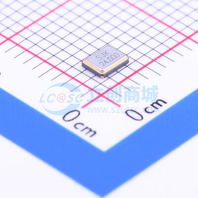 无源晶振 7U24000E20UCG SMD3225-4P 24MHz ±10ppm 20pF 原装