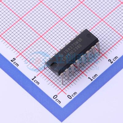 信号开关/编解码器/多路复用器 CD74HC238E PDIP-16 电子元器件