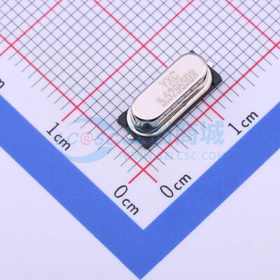 无源晶振 X49SM55296MSD2SC-1 HC-49S-SMD 5.5296MHz ±20ppm 20p
