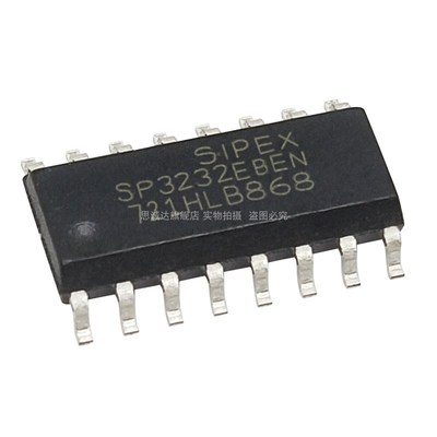 全新原装 SP3232EBEN-L/TR SOIC-16 3.0V-5.5V RS-232收发器芯片