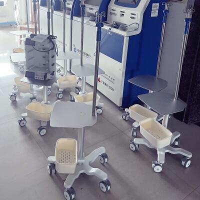 定制迈瑞科曼麦科田贝朗集成泵推车 注射泵组台车 输液泵移动支架