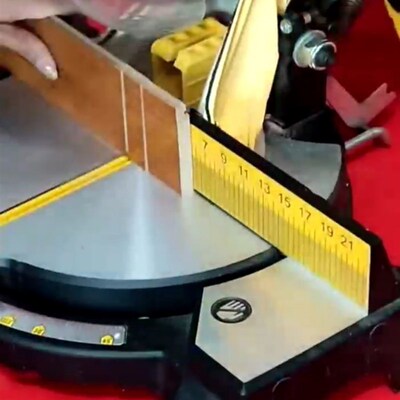 尘霸无尘锯 255A无尘角锯 木工地板木门楼梯 圆盘锯 切割机斜切锯