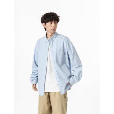 Yoke Studio Cityboy日式新款长袖衬衫男士休闲宽松衬衫男女时尚