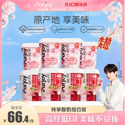 纯享果蔬沙拉低温酸奶300g*8杯
