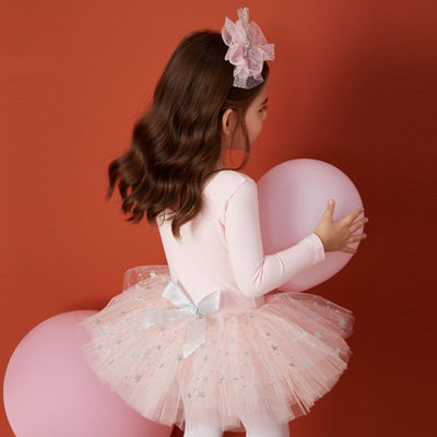 TTIT舞蹈服春秋新款儿童冬季女童芭蕾舞练功裙演出公主裙夏