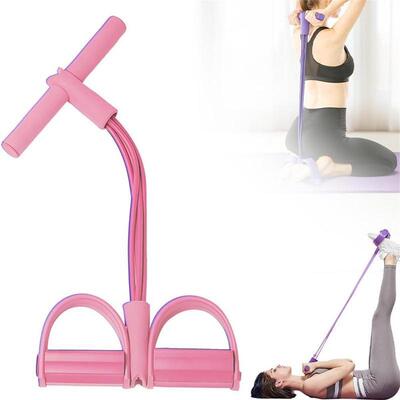6管脚踏拉力器阻力绳pedalpull