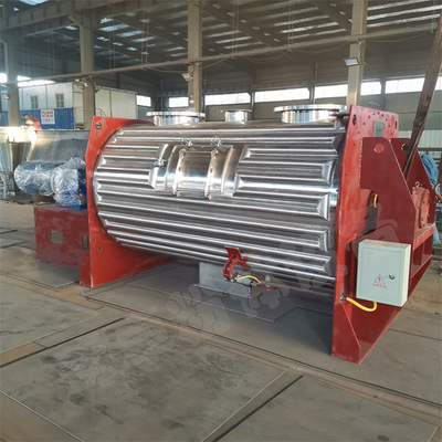奇卓粉体墙面粘合剂搅拌机二维胶水混料机卧式不锈钢犁刀混合机