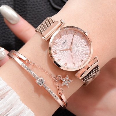 Luxury Women's Watches Set Female Wristwatches agnet esh